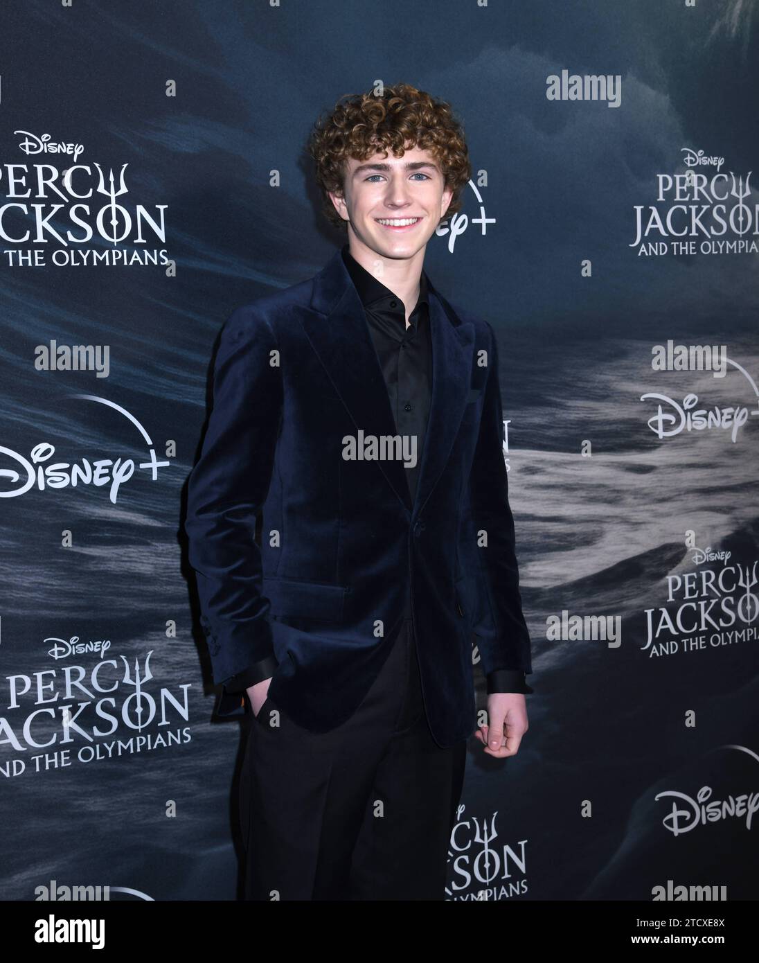 Walker Scobell Percy Jackson Et Les Olympiens Banque De Photographies