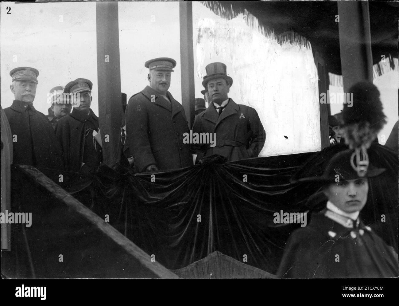 11/19/1923. Le président italien, Benito Mussolini, avec le général ...