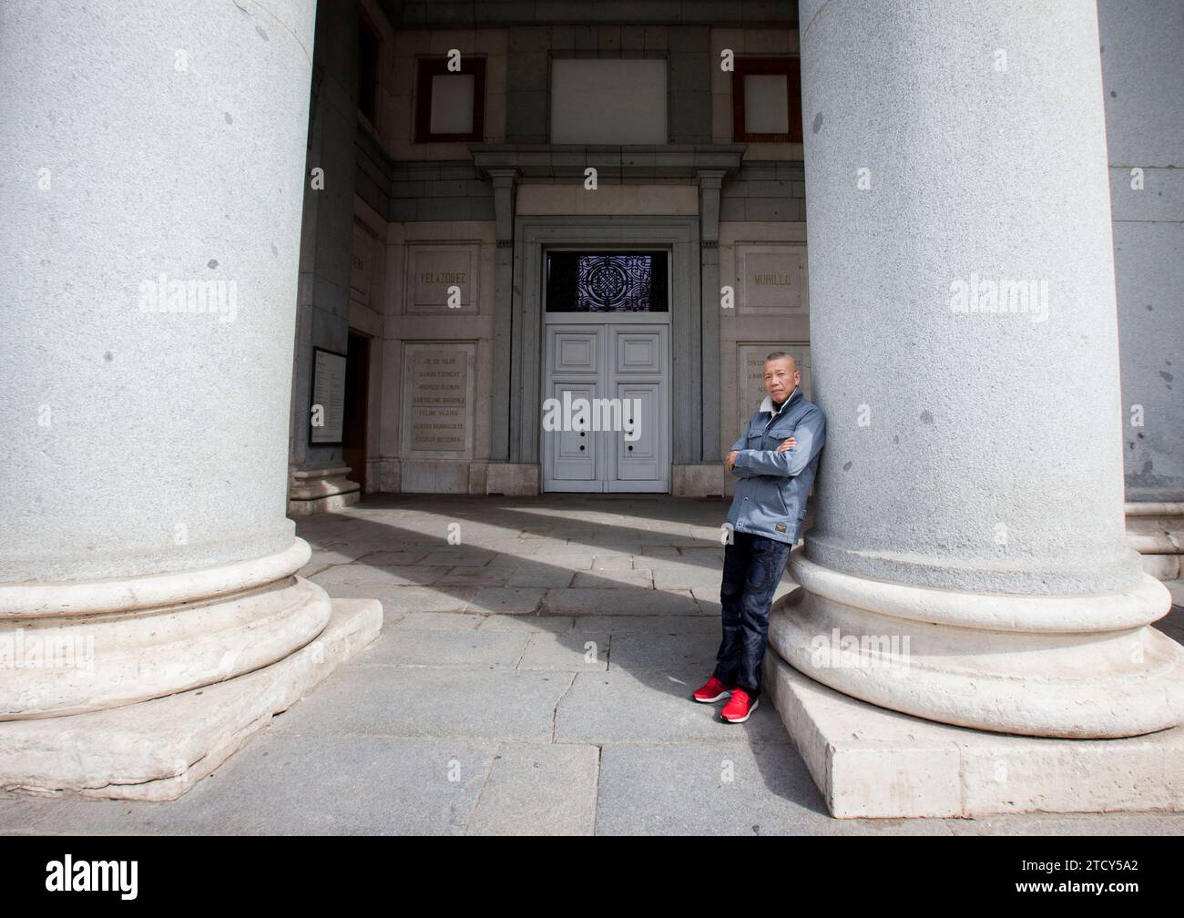 Madrid, 03/14/2017. Entretien avec l’artiste chinois Cai Guo Qiang qui ...