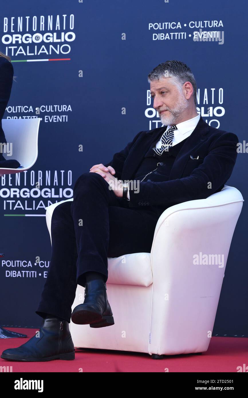 Alessandro Giuli pendant Atreju 2023 - Orgoglio Italiano - jour 2, la ...