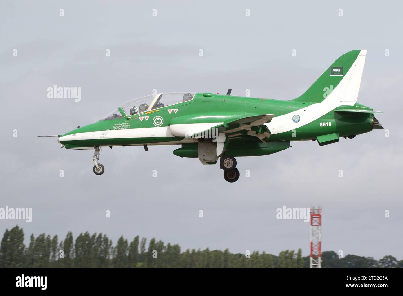 8818, un BAe Hawk 65 exploité par les Saudi Hawks (ou Saudi Falcons), l ...