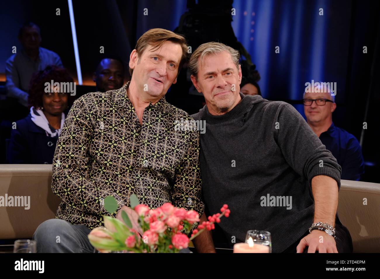 Ingo Naujoks und Sven Martinek zu Gast in der NDR Talk Show, Fototermin ...
