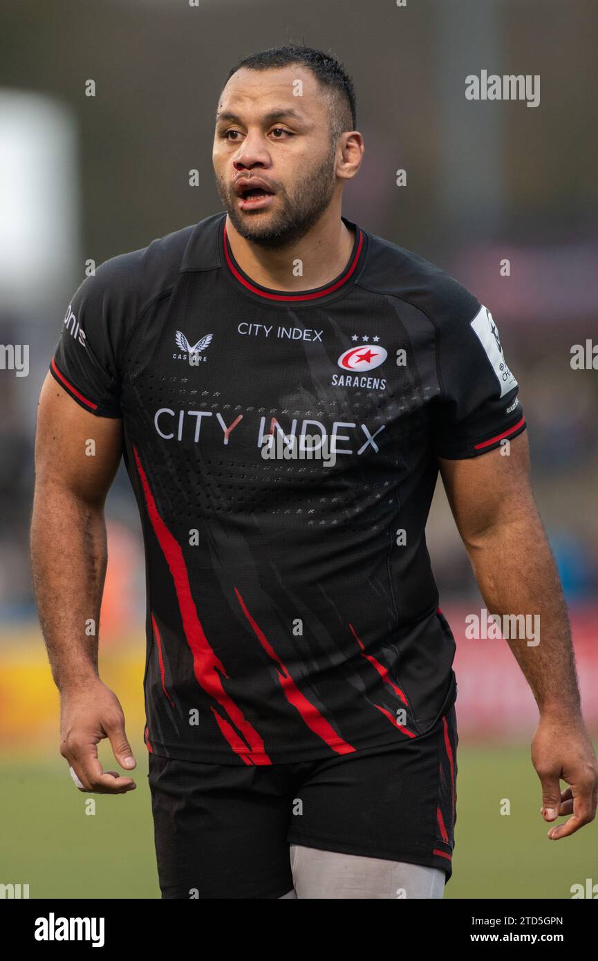 Billy Vunipola de Saracens lors de la coupe des Champions Investec ...