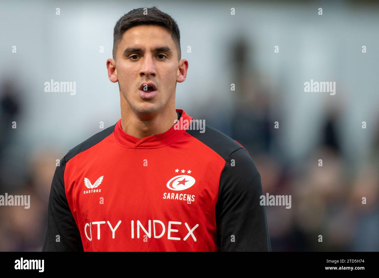 Lucio Cinti Luna de Saracens lors de la coupe des Champions Investec ...