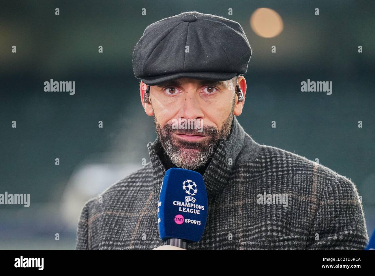 Ancien footballeur et expert de la télévision Rio Ferdinand pour la TNT ...