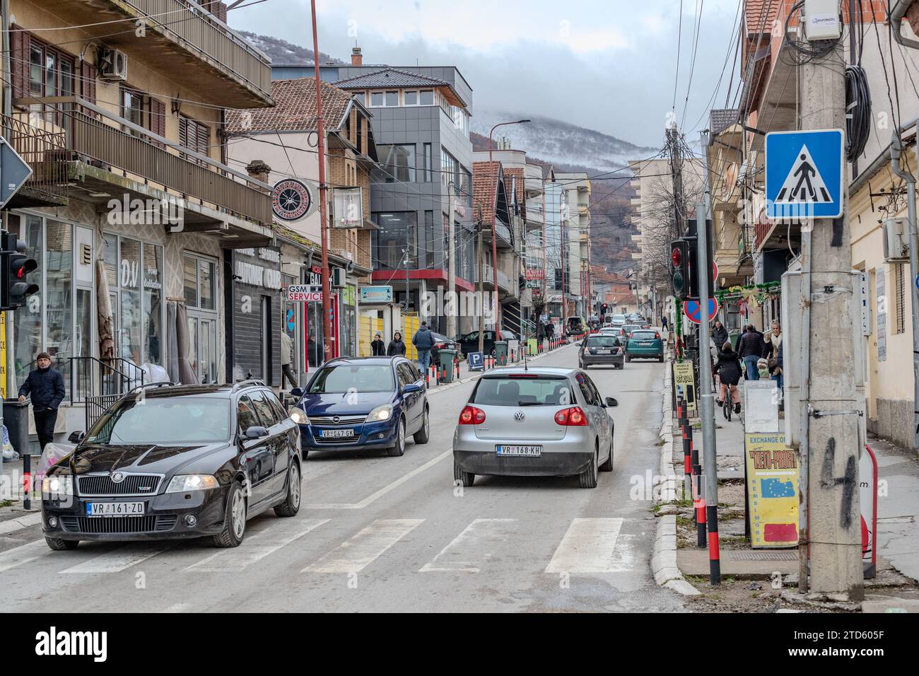 Preshevo, repiblic de Serbie. 16 décembre 2023. Une vue panoramique de ...