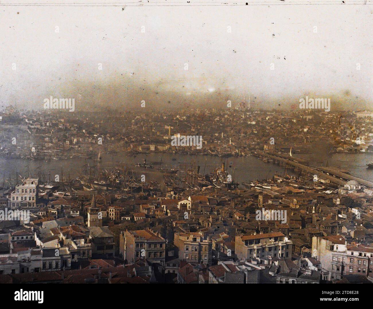 Vue générale du port constantinople Banque de photographies et d’images ...