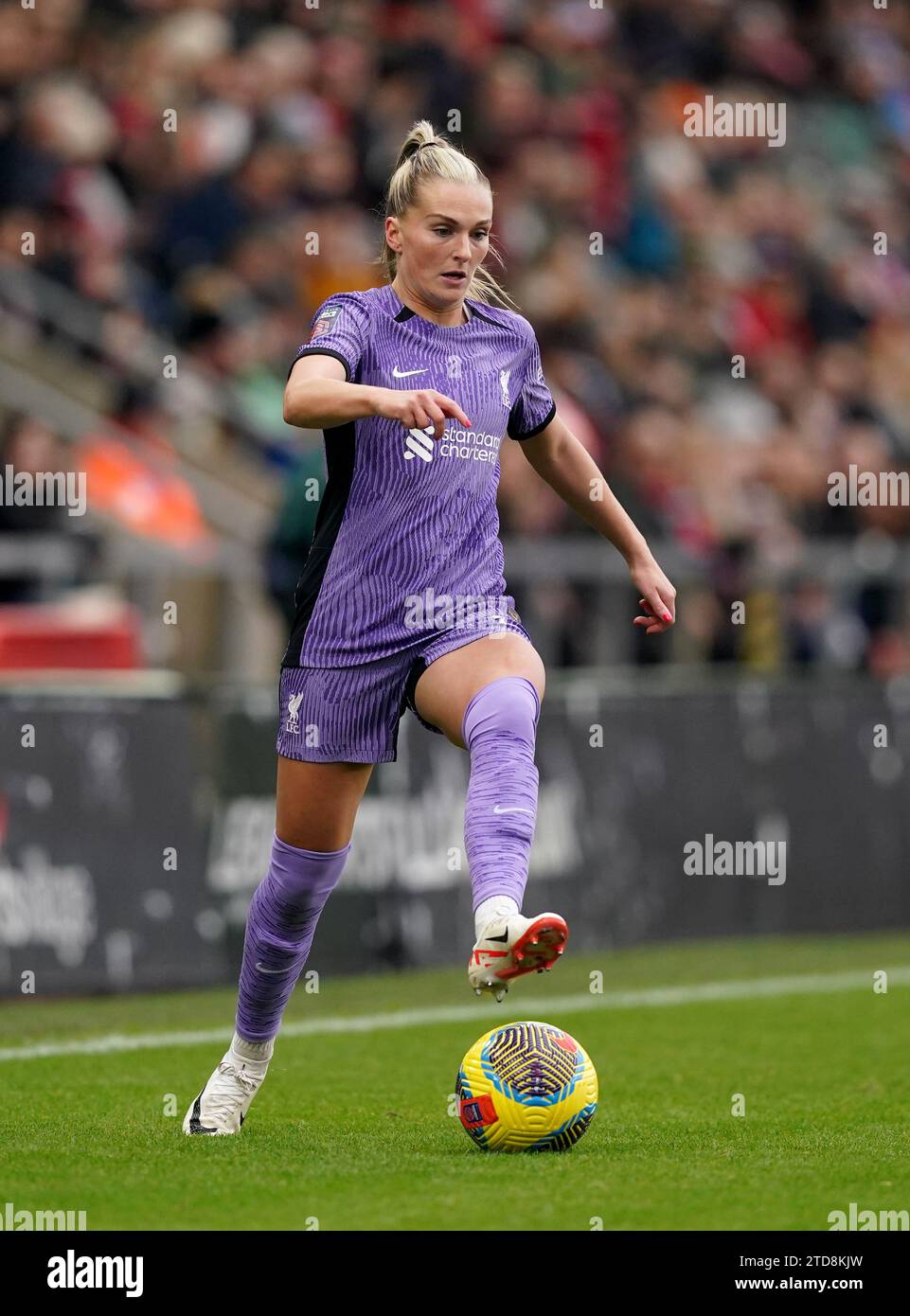 Melissa Lawley de Liverpool lors du match de Super League féminine de ...