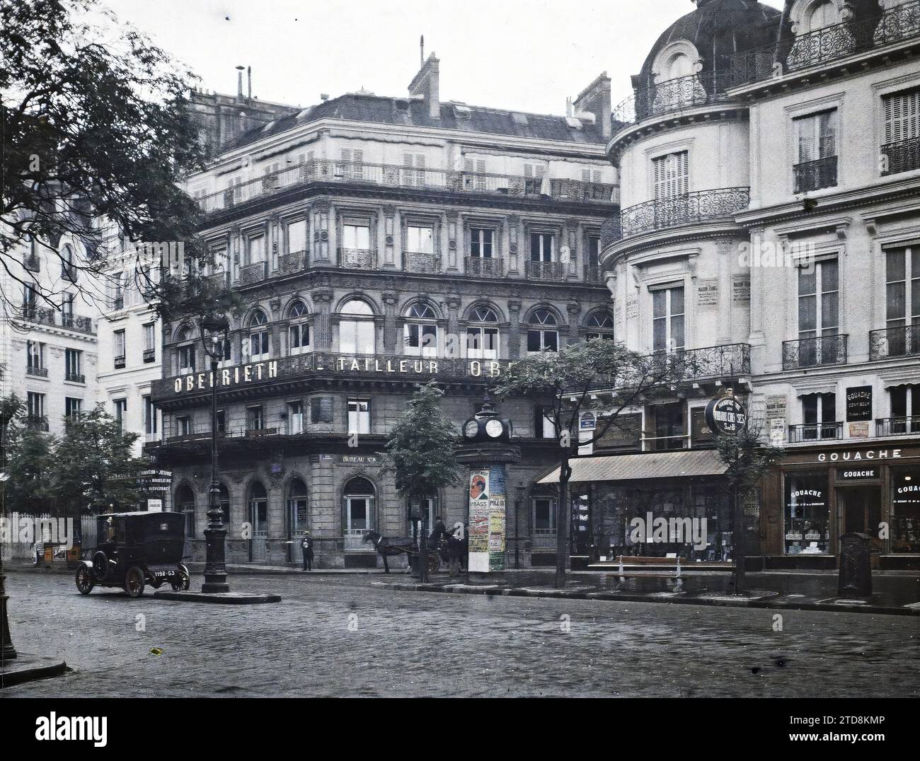 Paris (9e arr.) France Boulevard des Italiens et rue Laffitte ...