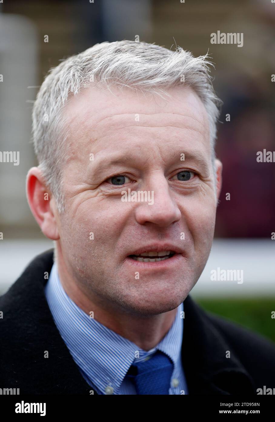 Entraîneur Richard Hobson pendant la deuxième journée de la réunion de ...