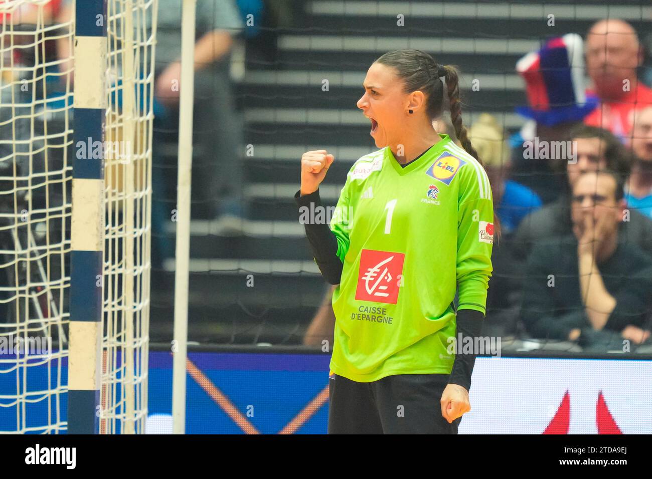 Herning, Danemark, dimanche 17 décembre 2023. Laura Glauser, la ...