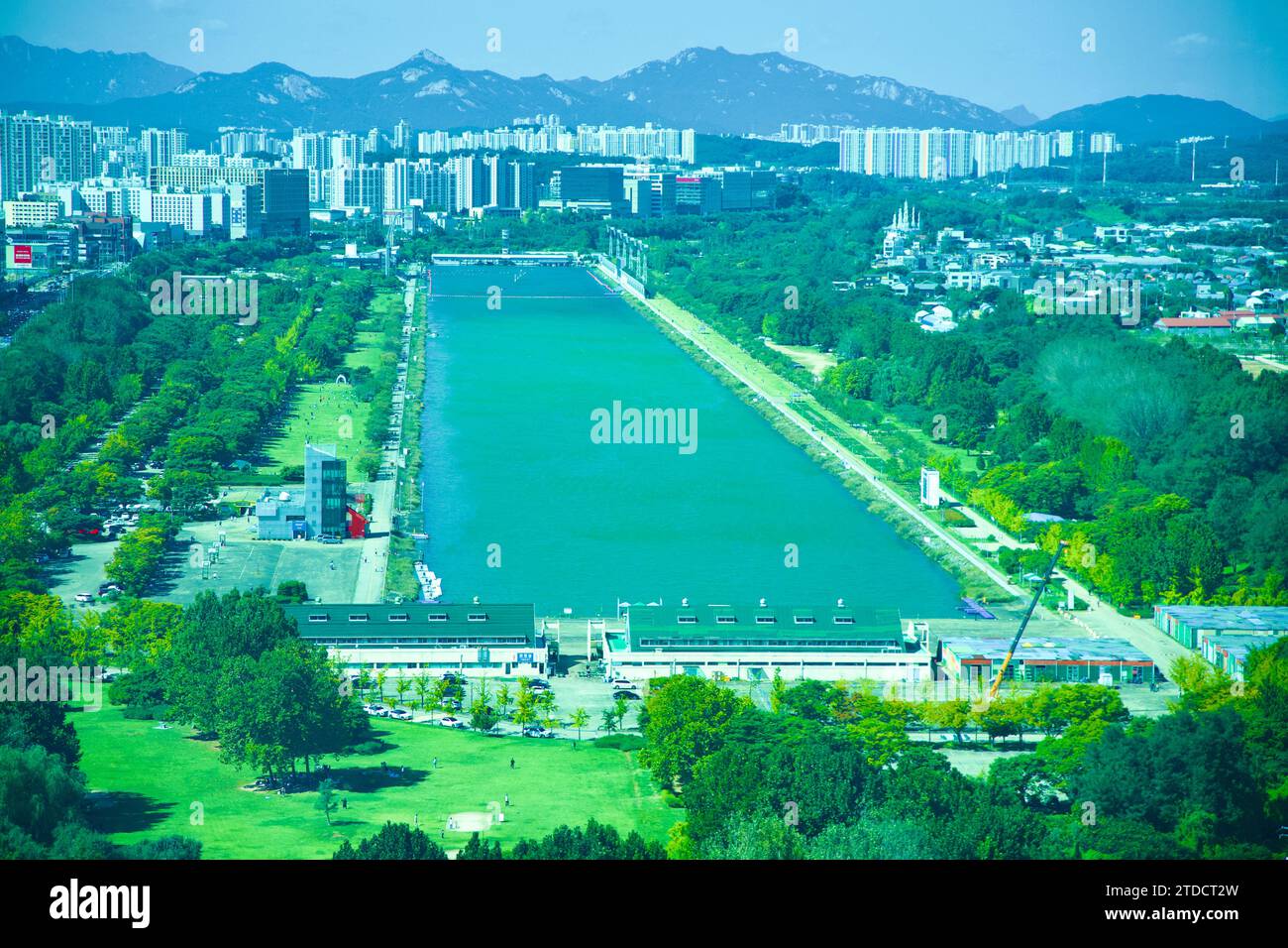 Hanam City, Corée du Sud - 1 octobre 2023 : une vue aérienne de Hanam ...