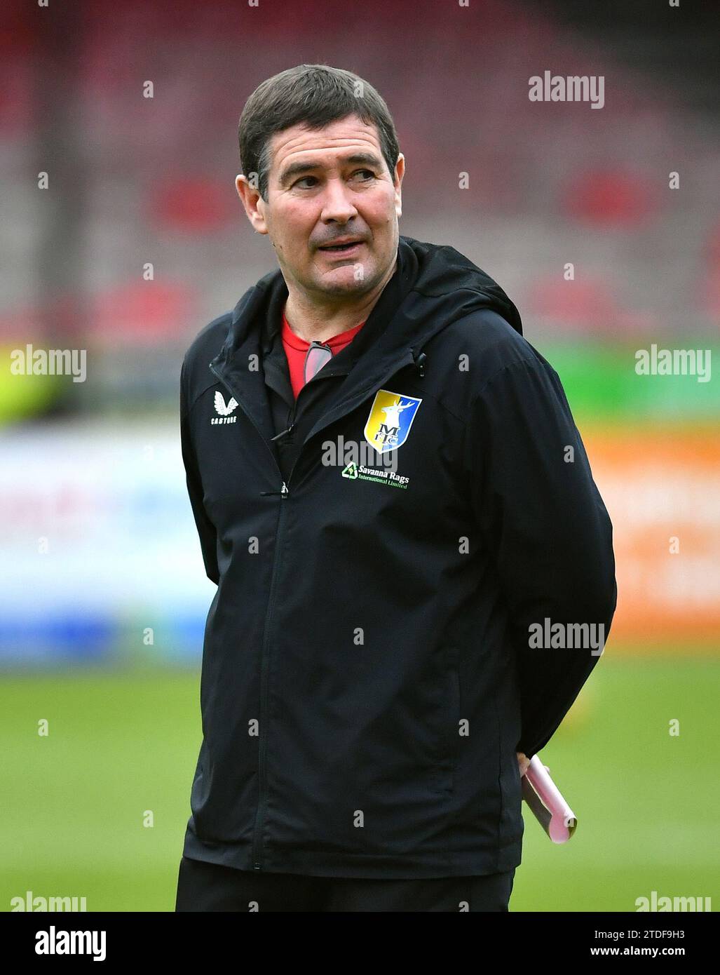 Nigel Clough, Manager de Mansfield, lors du match Sky Bet EFL League ...