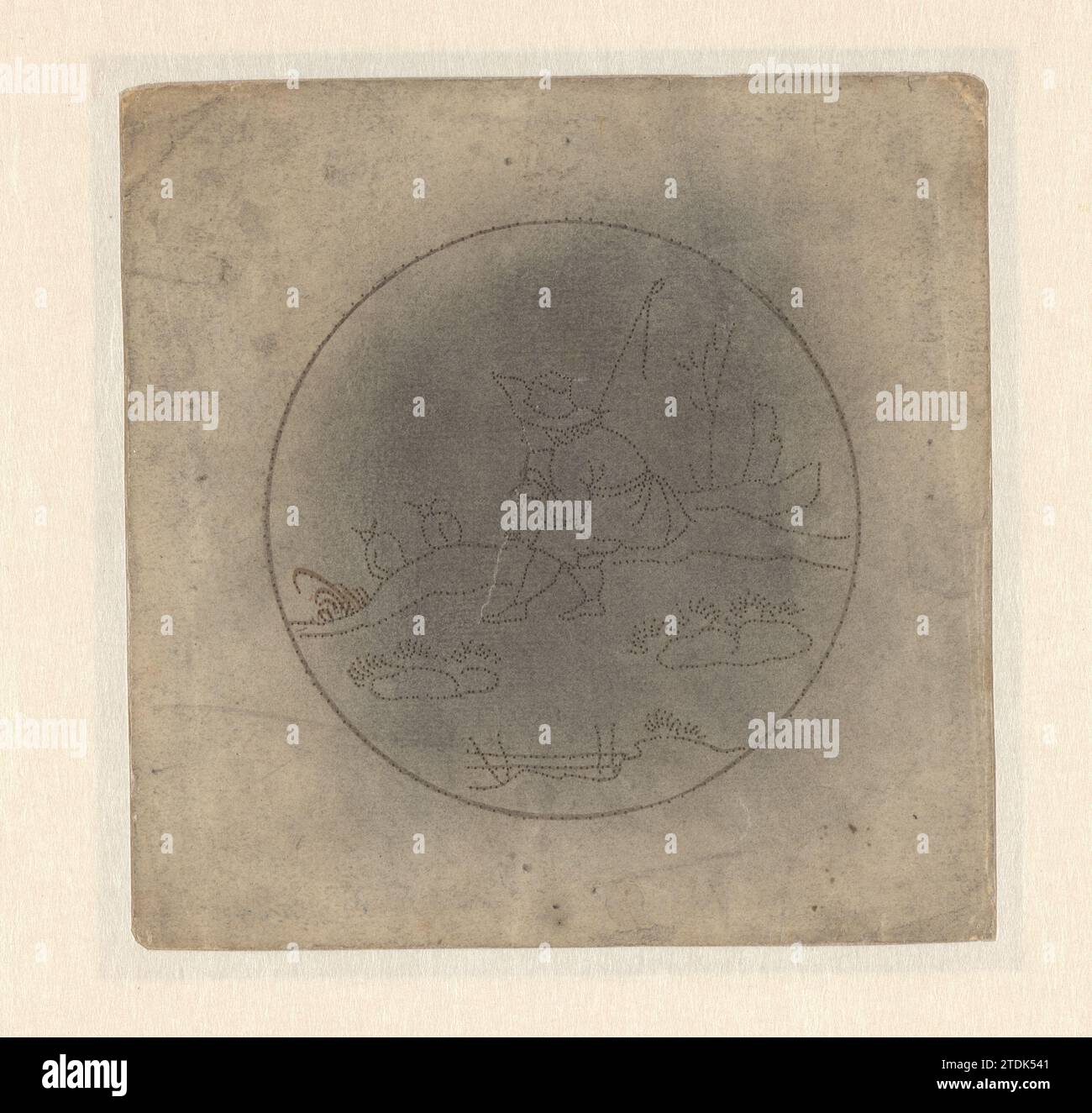 Pons ou éponge : posé sur papier représentation d'un berger pour la ...