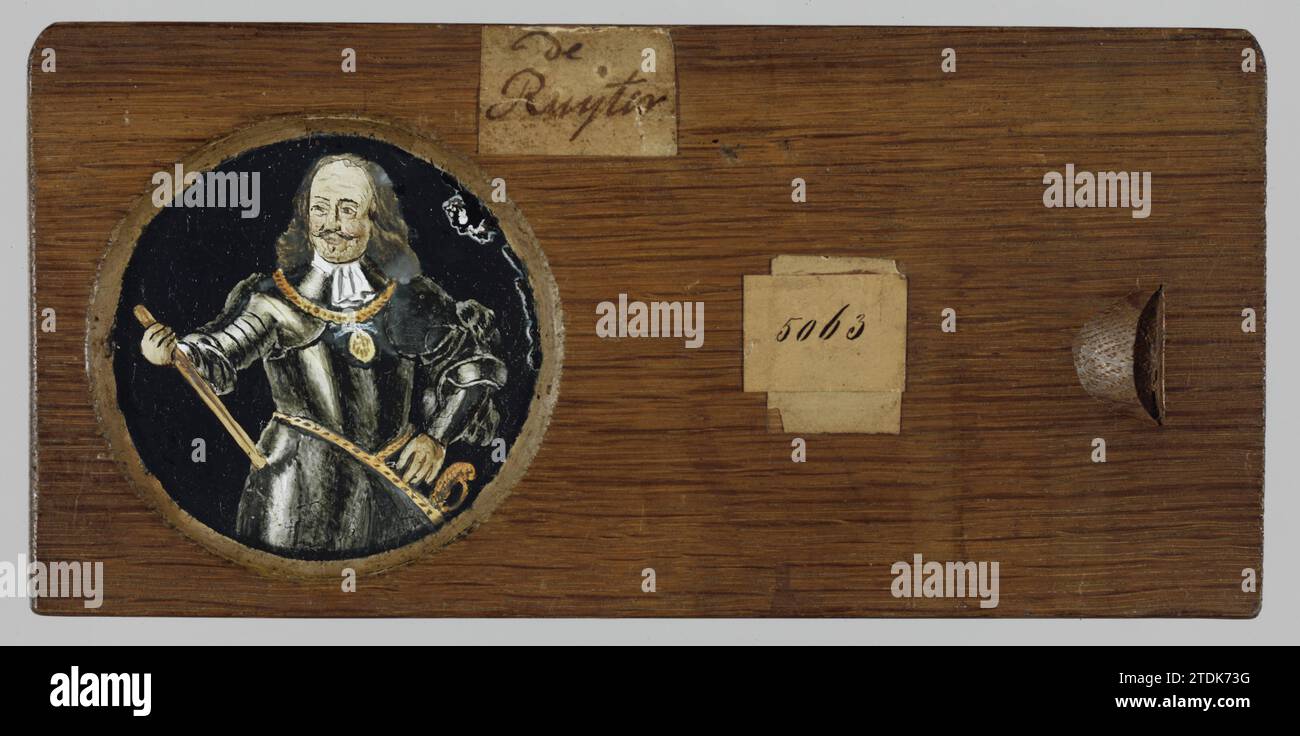 Portrait de Michiel de Ruyter, Anonyme, c. 1700 - c. 1790 plaque de ...