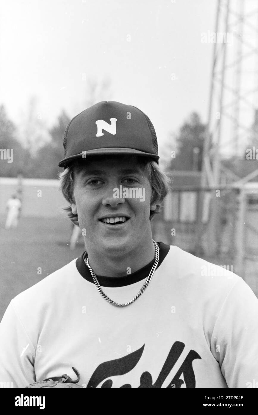Portraits de joueurs Nicols Baseball, Baseball Haarlem Nicols, 25-04 ...