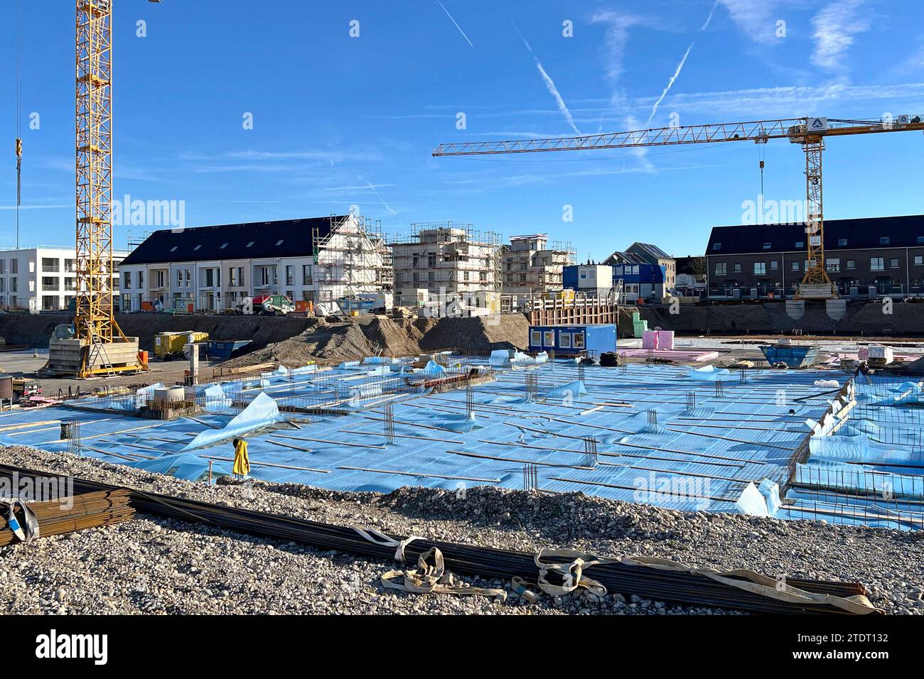 Neubauwohnungen in Kirchheim BEI Muenchen, Bodenplatte,Fundament ...