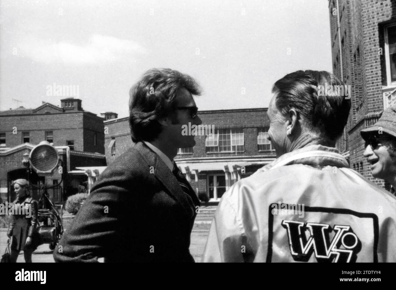 LYN EDGINGTON CLINT EASTWOOD sur le plateau photo candide à San ...