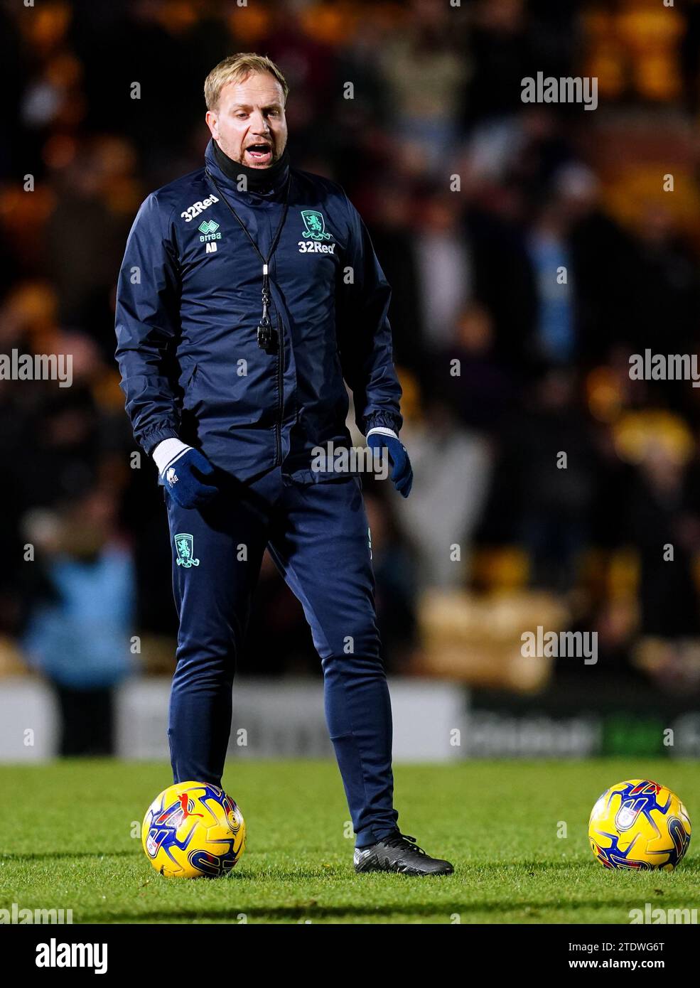 Aaron Danks, entraîneur de l’équipe première de Middlesbrough, avant le ...