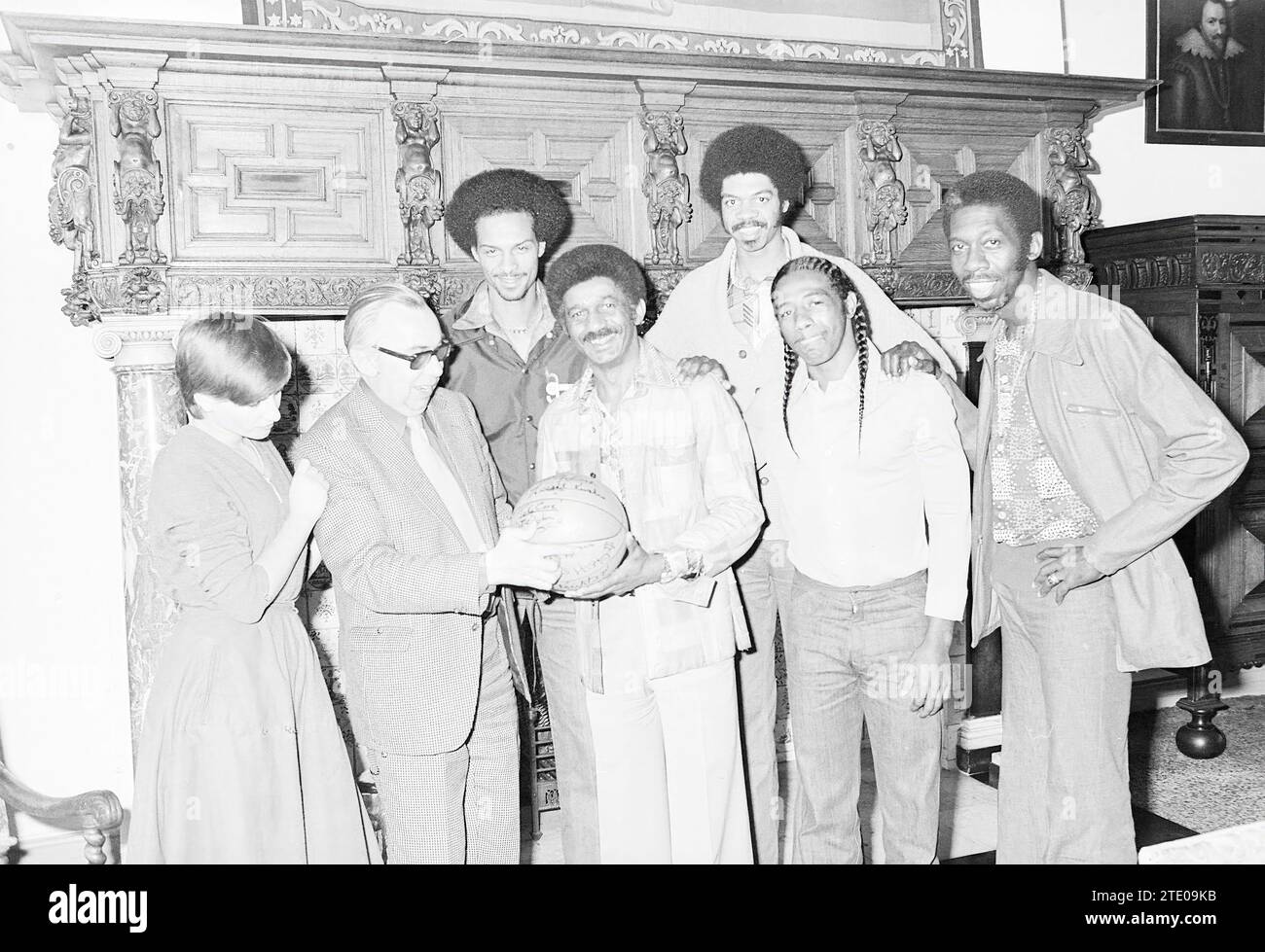 Réception Harlem Globetrotters (baseball) par Alderman Home City Hall ...