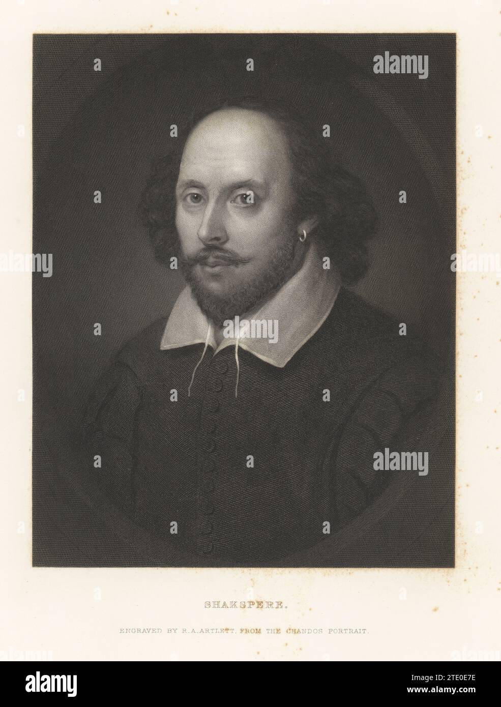 William shakespeare portrait chandos Banque de photographies et d ...