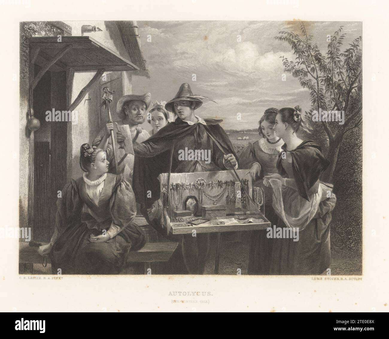 Autolycus de William Shakespeare's Tale. Le conman déguisé en ...