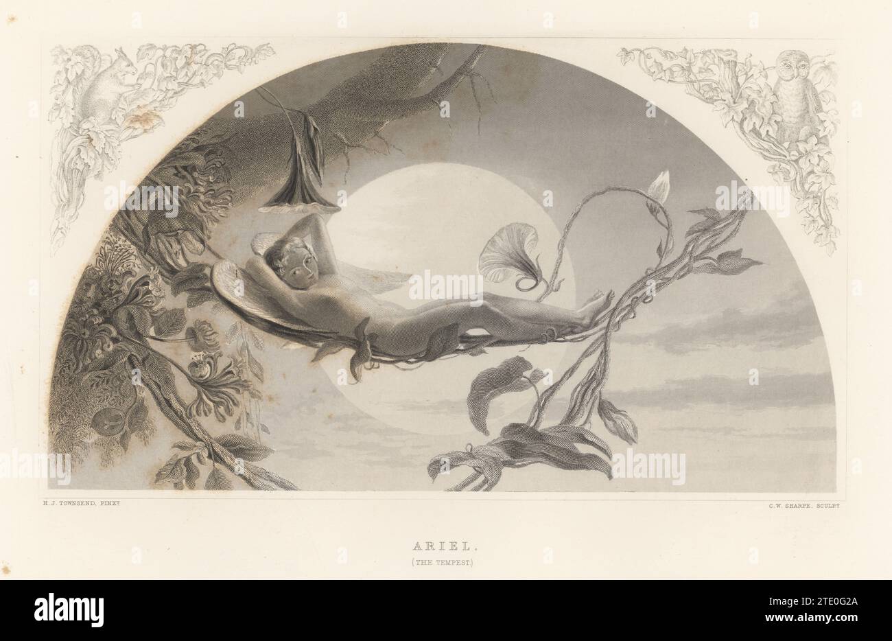 Ariel dans la tempête de William Shakespeare. Ariel, un esprit magique ...