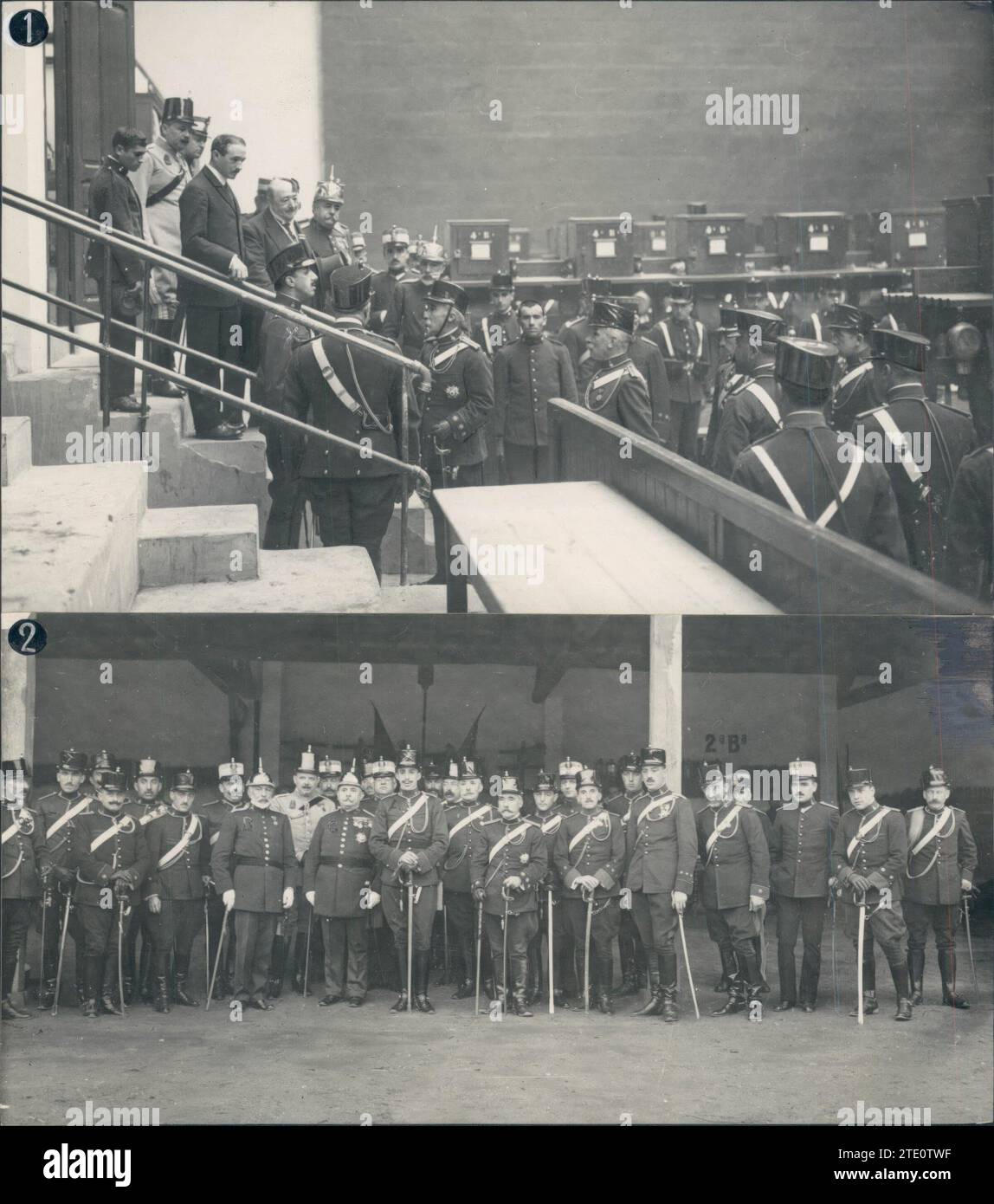 09/30/1919. Le Roi à San Sebastian. 1.-D. Alphonse XIII (1) lors de sa ...