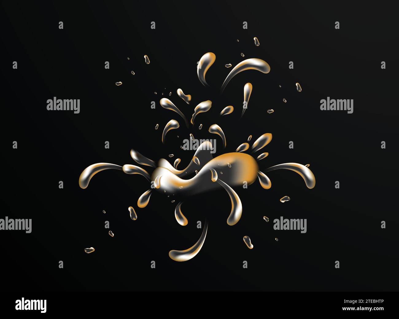 Juice splash Banque d'images vectorielles - Alamy