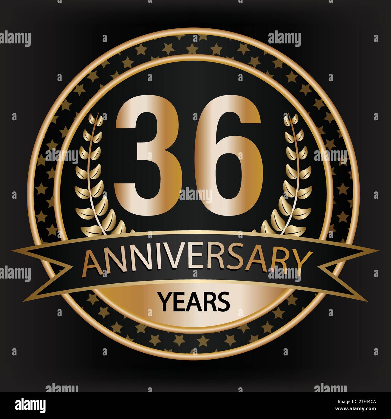 Logo anniversaire 36 ans Banque de photographies et d’images à haute ...