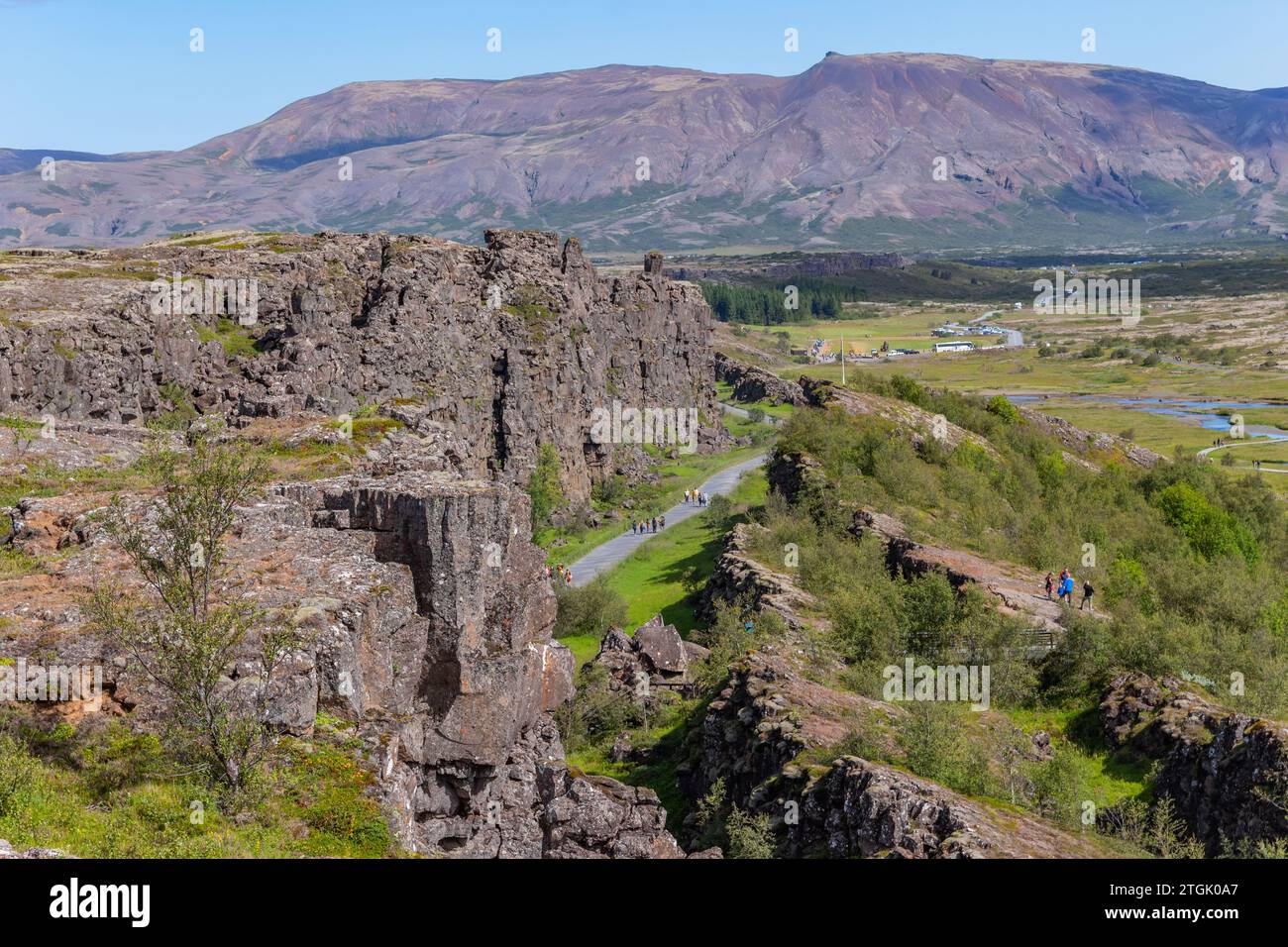Blaskogabygga, Islande - 27 juillet 2023 : les habitants du parc ...