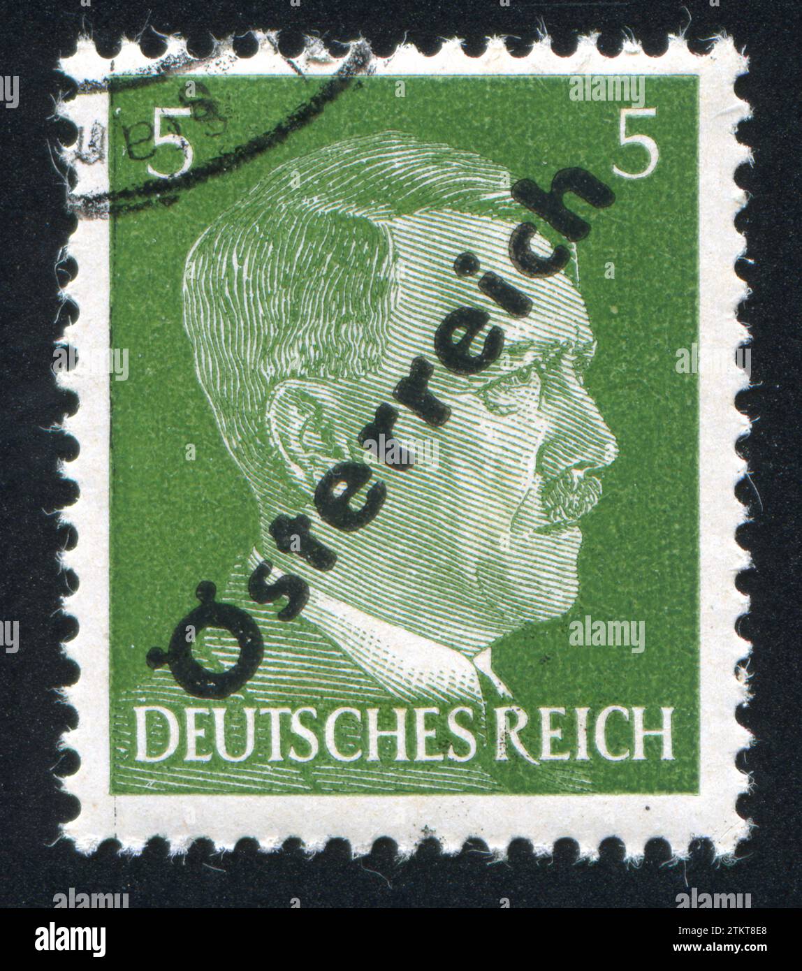 Adolf hitler nazi chancelier allemagne timbre poste Banque de ...