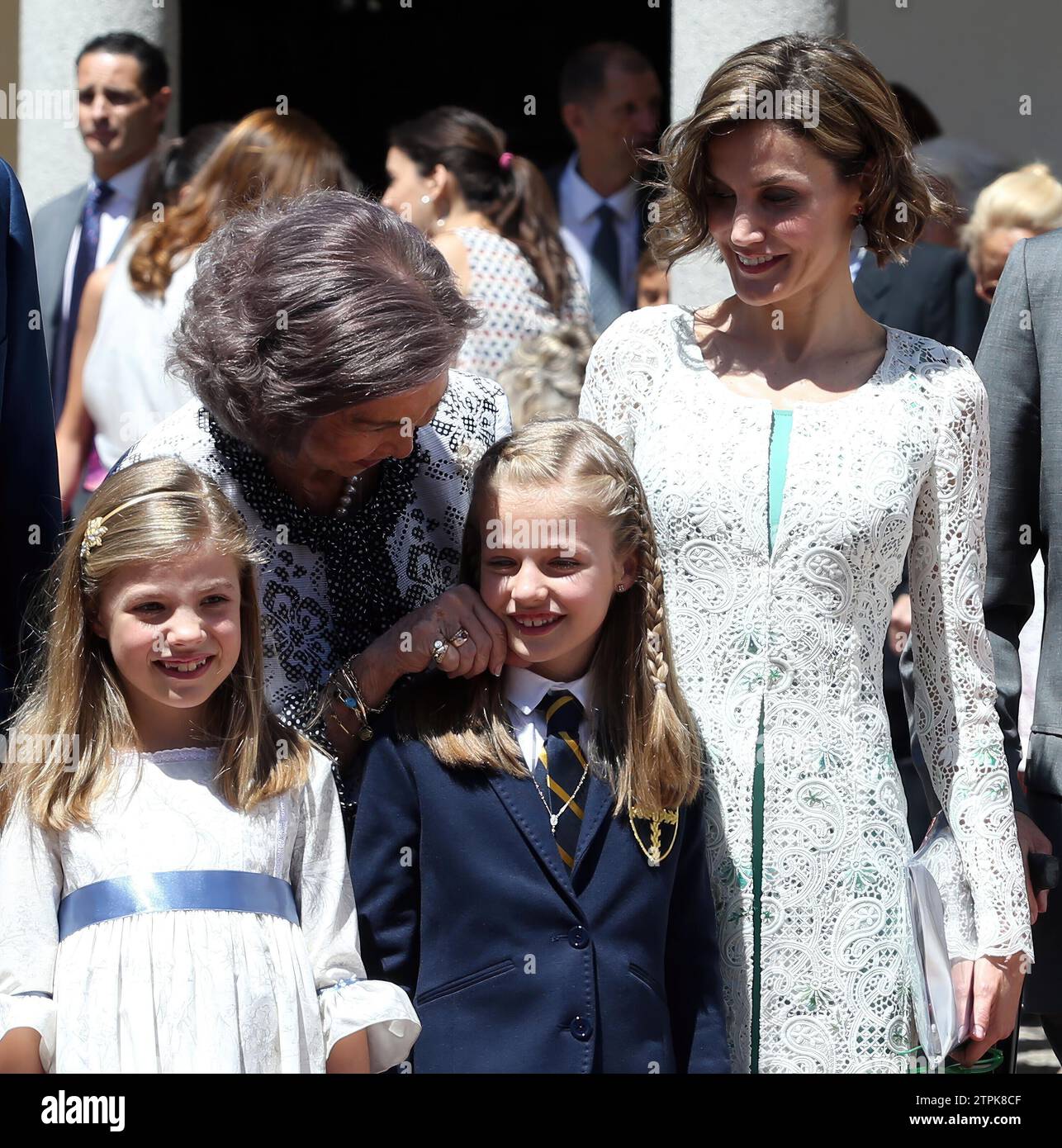 Madrid, 05/20/2015. SS.mm : les Rois à la première communion de leur ...