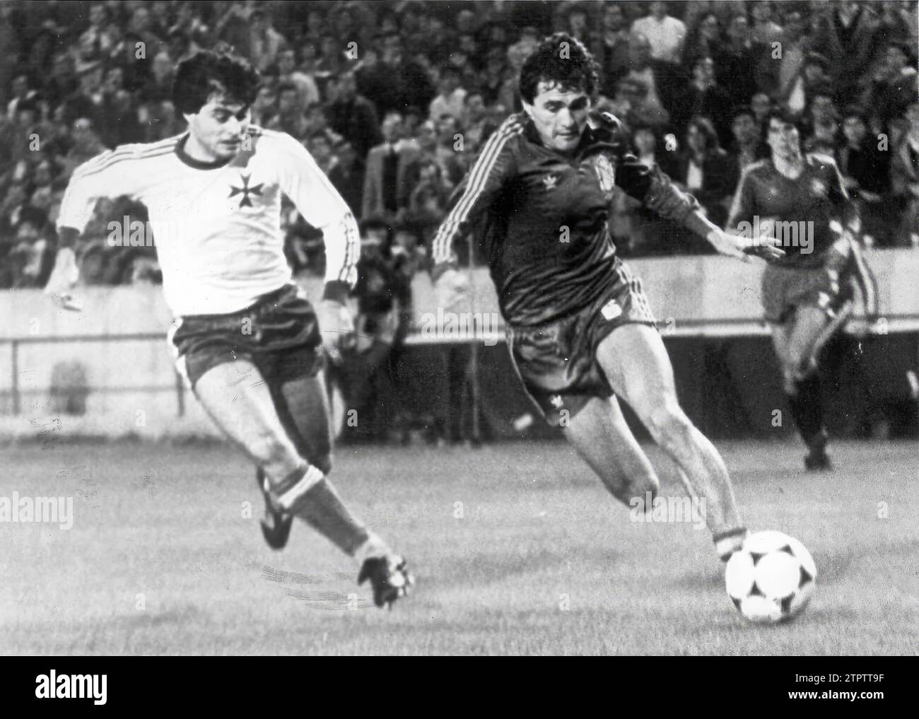 Séville, 12/21/1983. Match de qualification pour la coupe de l'Euro ...