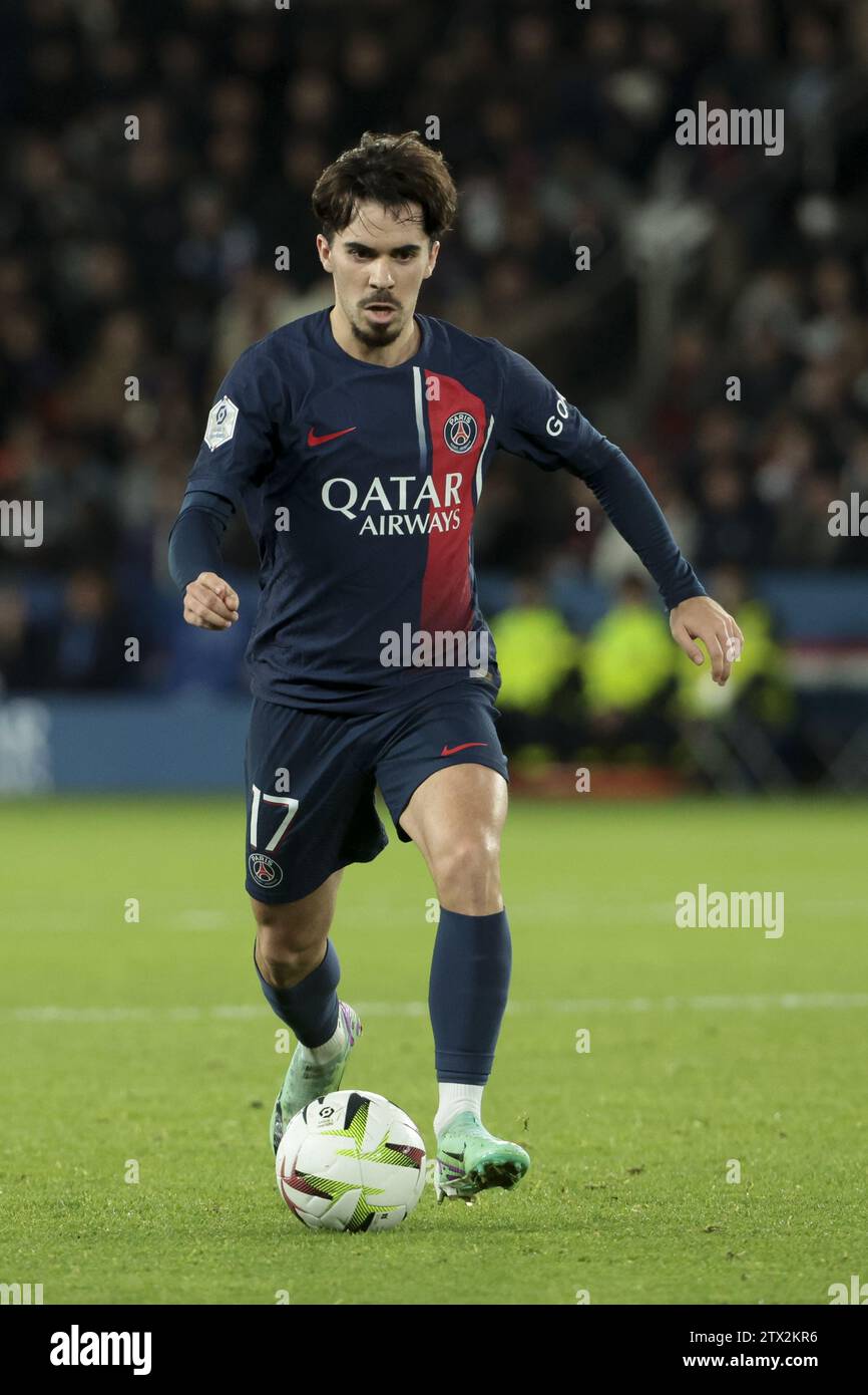 Vitinha du PSG lors du match de championnat de France de Ligue 1 entre le Paris Saint-Germain et ...