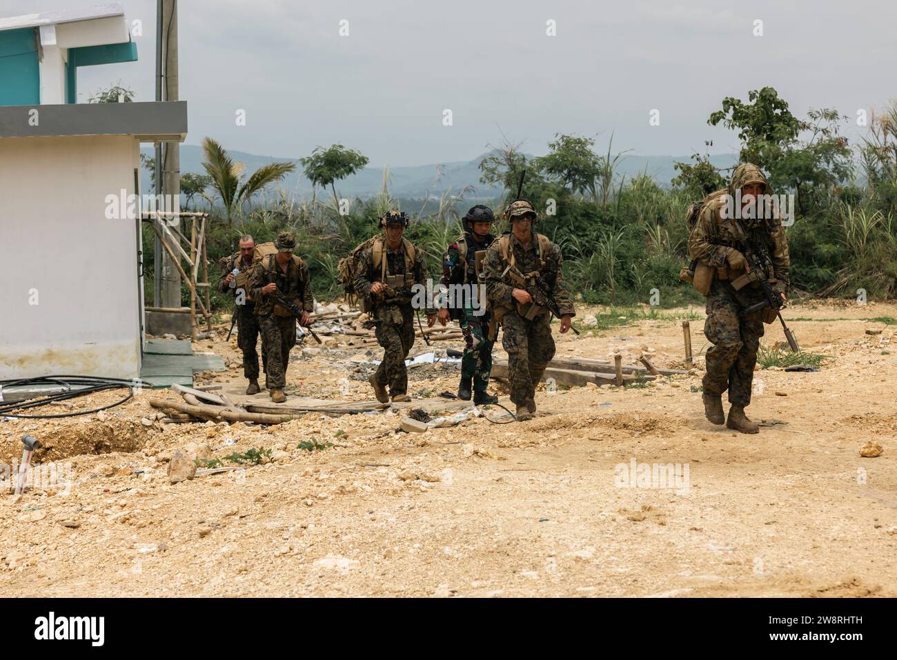 Des Marines américains avec la Marine Rotational Force-Southeast Asia ...