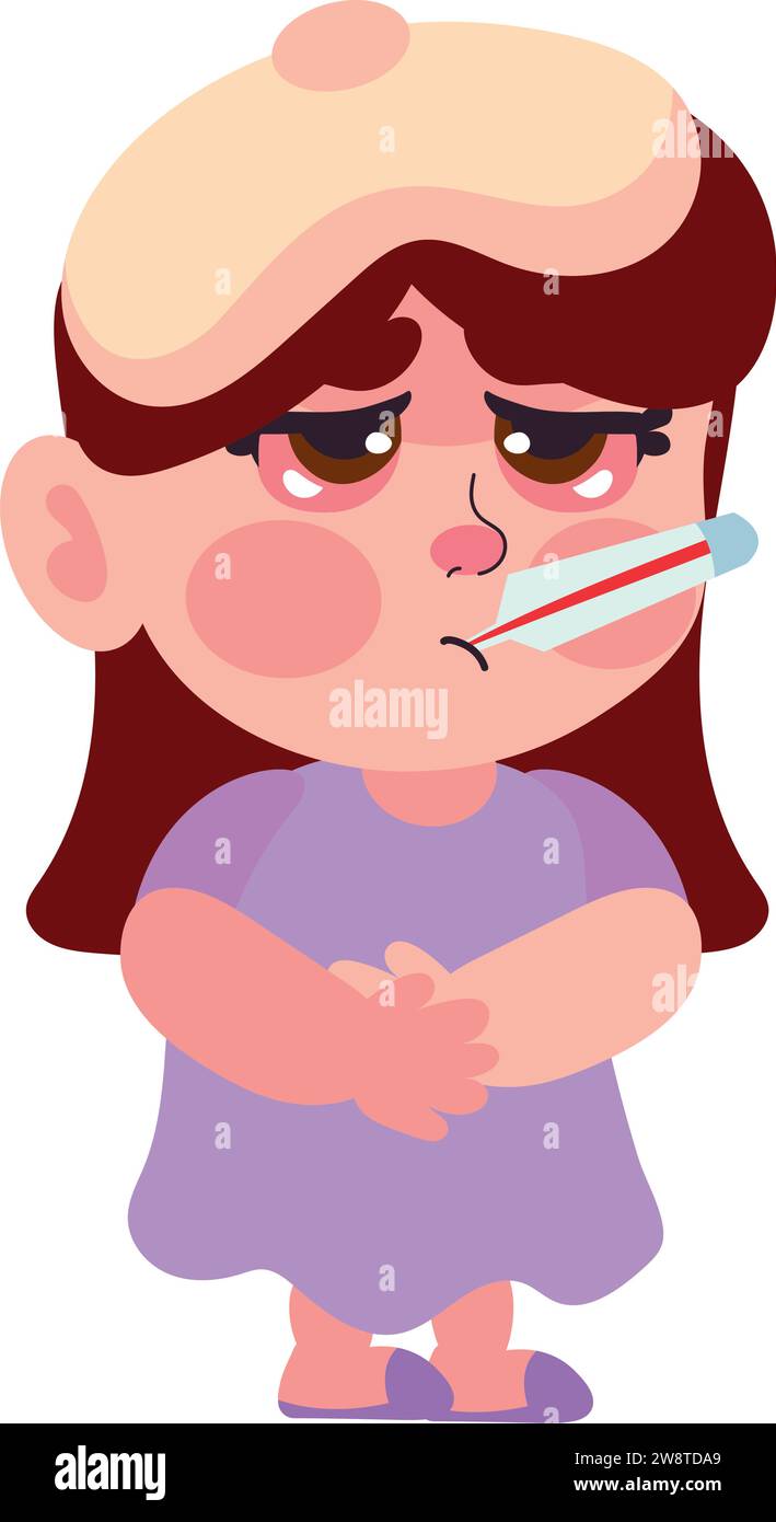 éruption de scarlatine enfant Banque d'images vectorielles - Alamy