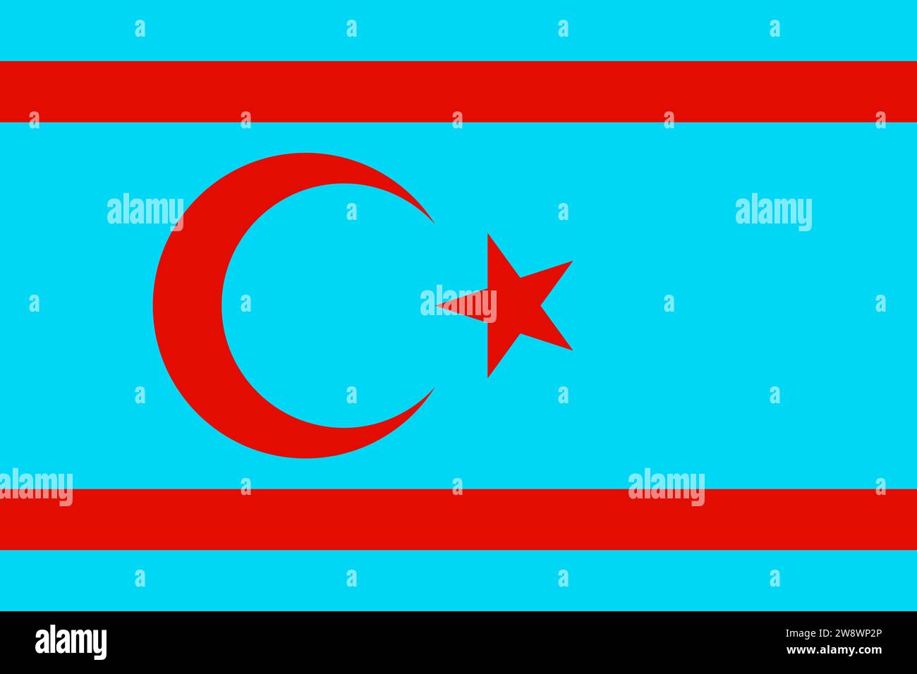 Turkmen Flag Banque De Photographies Et Dimages à Haute Résolution Alamy