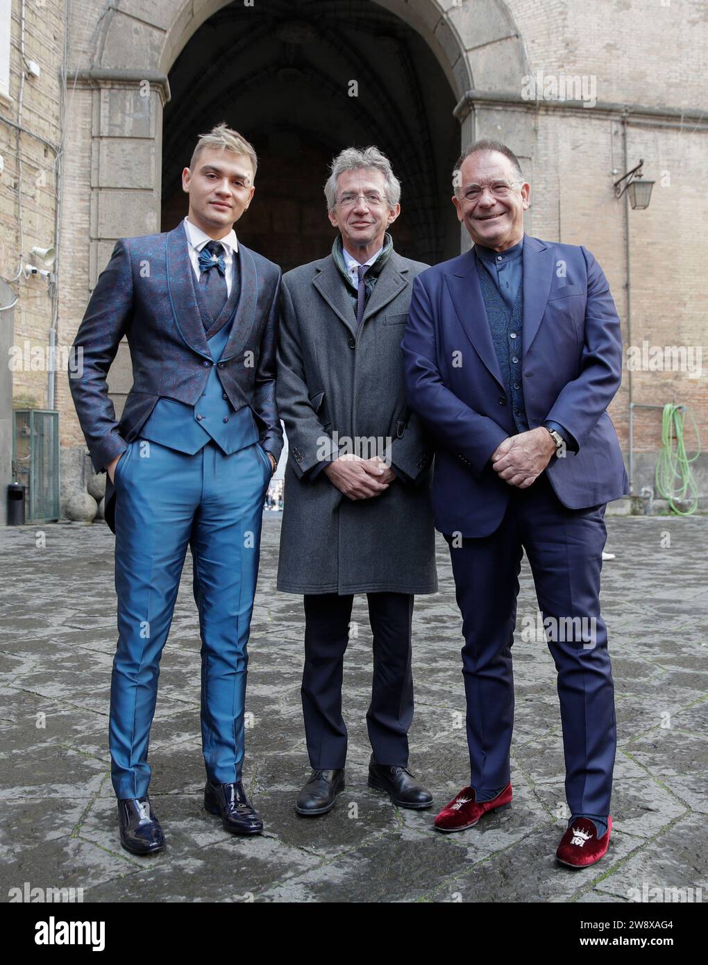 Naples, la cérémonie civile d'Alessandro Cecchi Paone et Simone ...