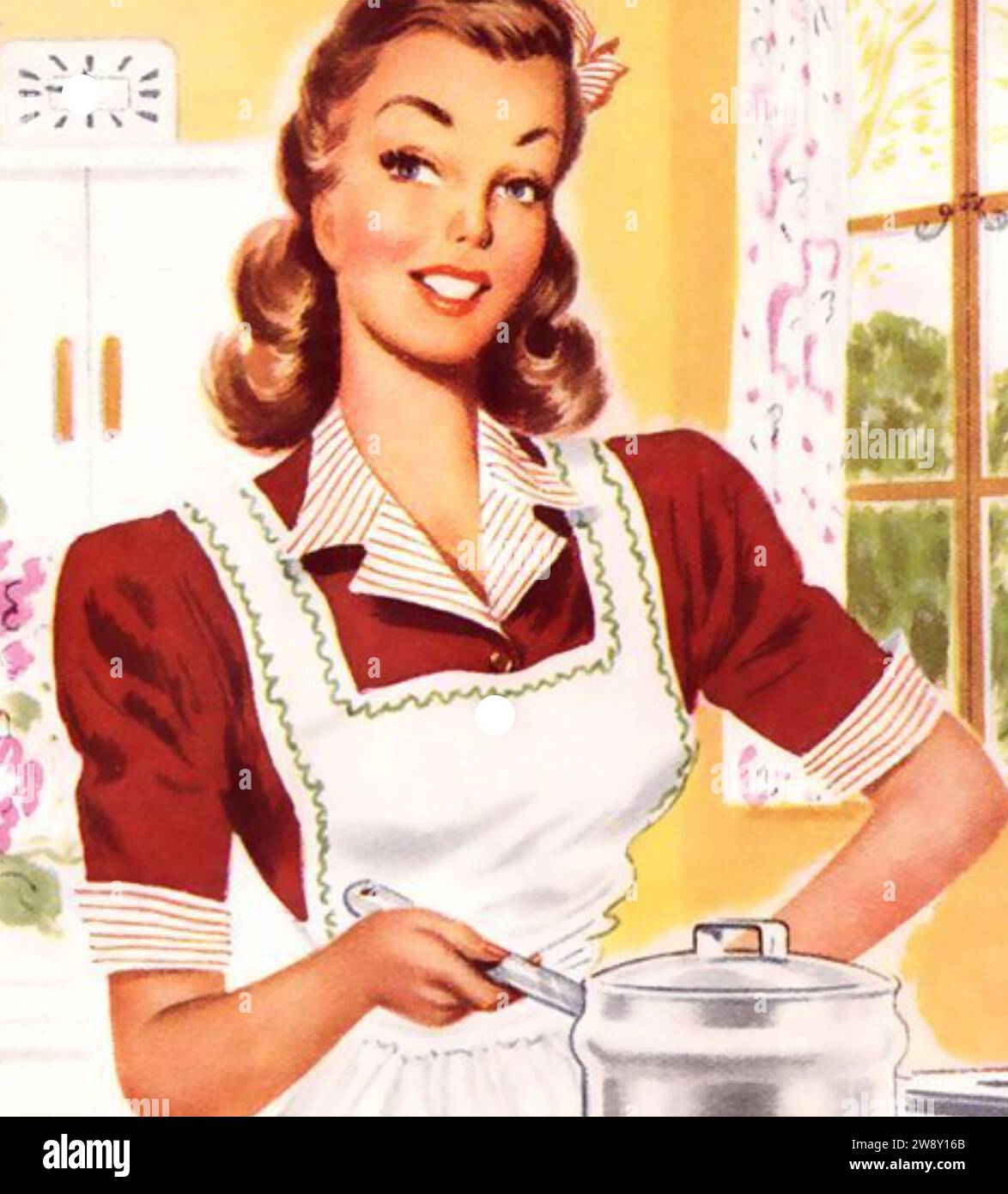 1960 femme au foyer Banque de photographies et d’images à haute ...