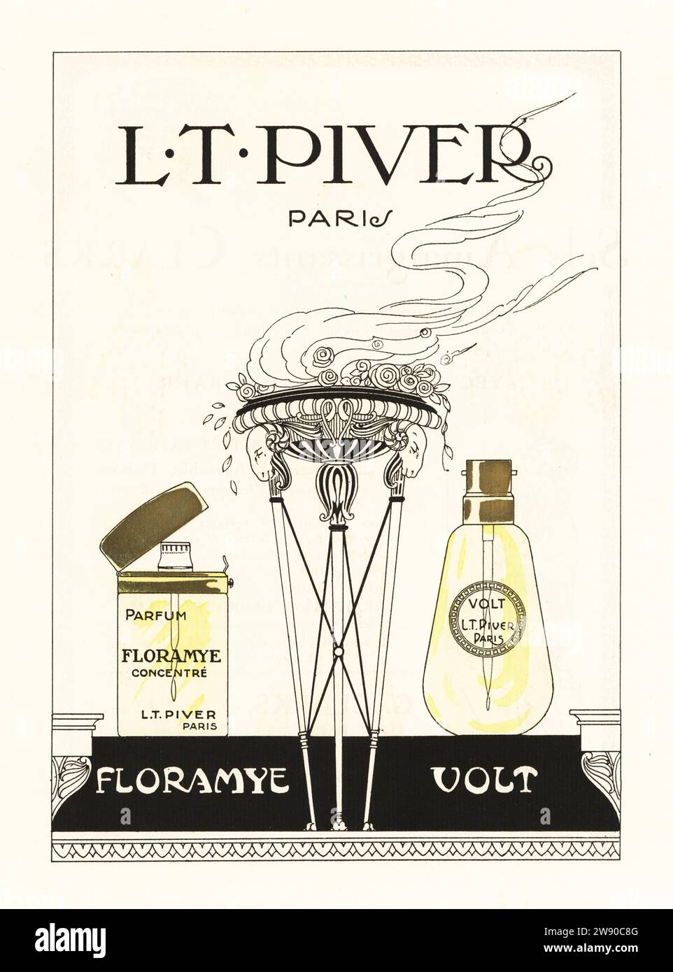 Publicité dans le magazine pour les parfums Floramye et Volt de la ...