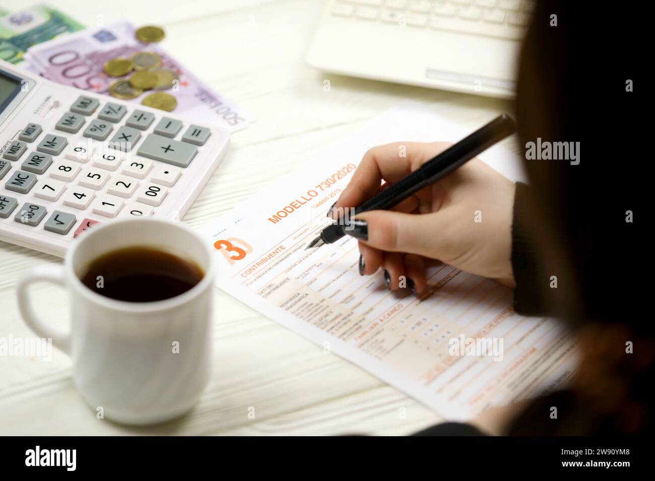 Comptable remplir le formulaire d'impôt italien Modello 730 déclaration ...