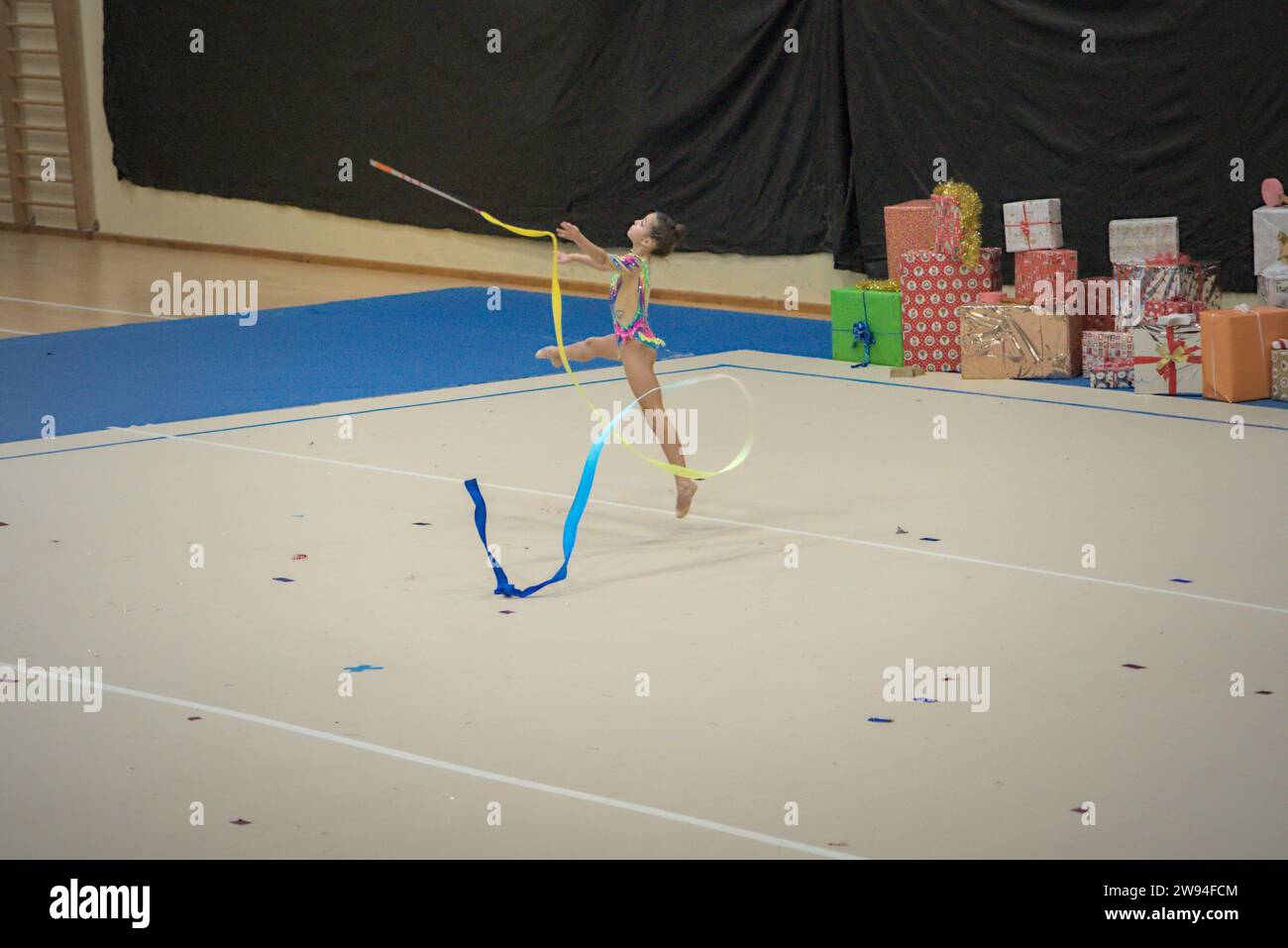 Gymnastique gymnastique rythmique Banque de photographies et d’images à ...