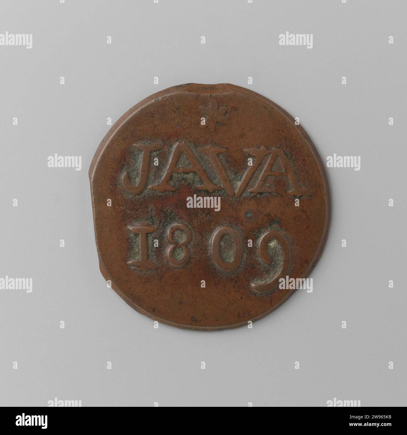 Dang pour les Indes orientales néerlandaises de Java, 1809, Louis Napoleon (roi de Hollande ...