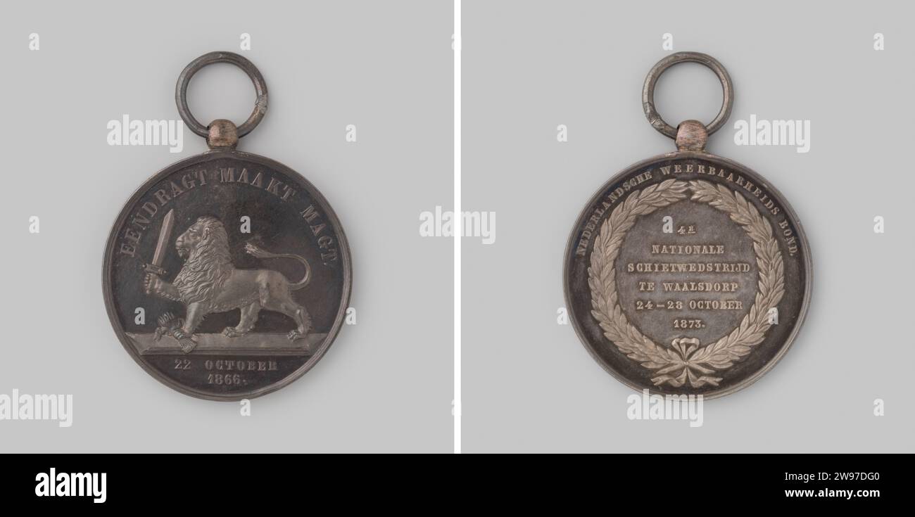 Médaille de prix de l'association NederlandSCSHE Resilience lors de la ...