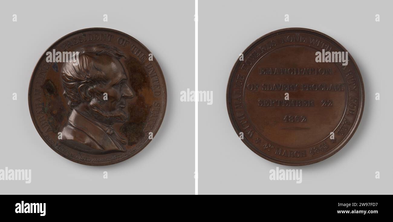 Abraham Lincoln et l'abolition de l'esclavage en Amérique 1862, Hugues ...