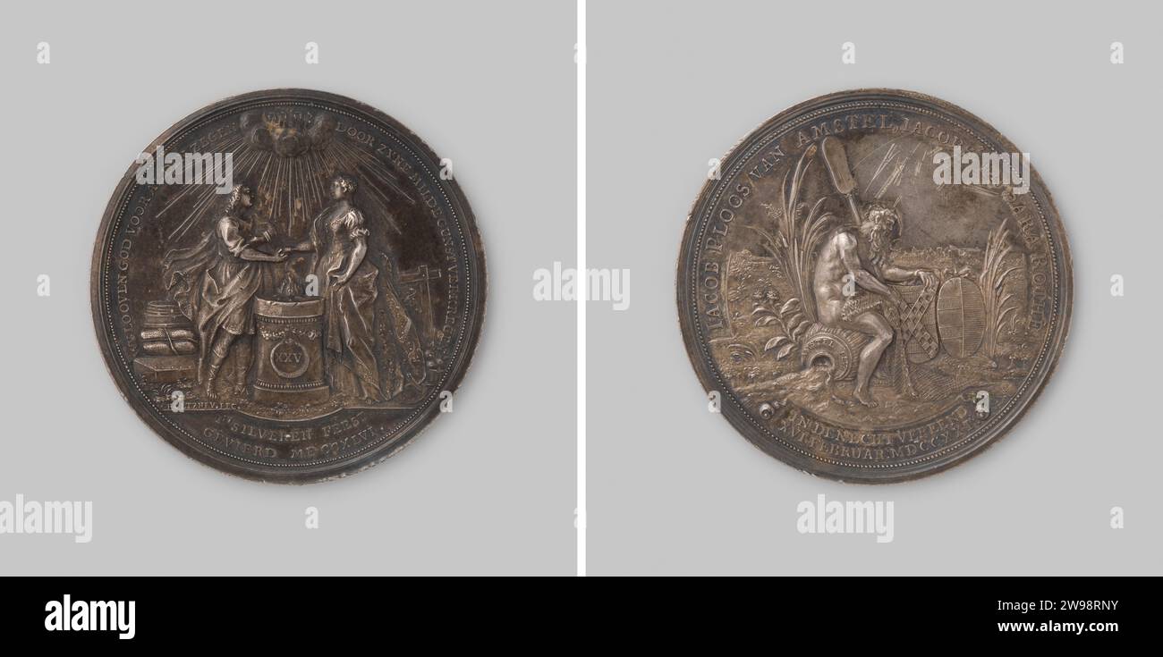 Mariage de Jacob Jacobsz à vingt-cinq ans. Ploos van Amstel et Sara ...