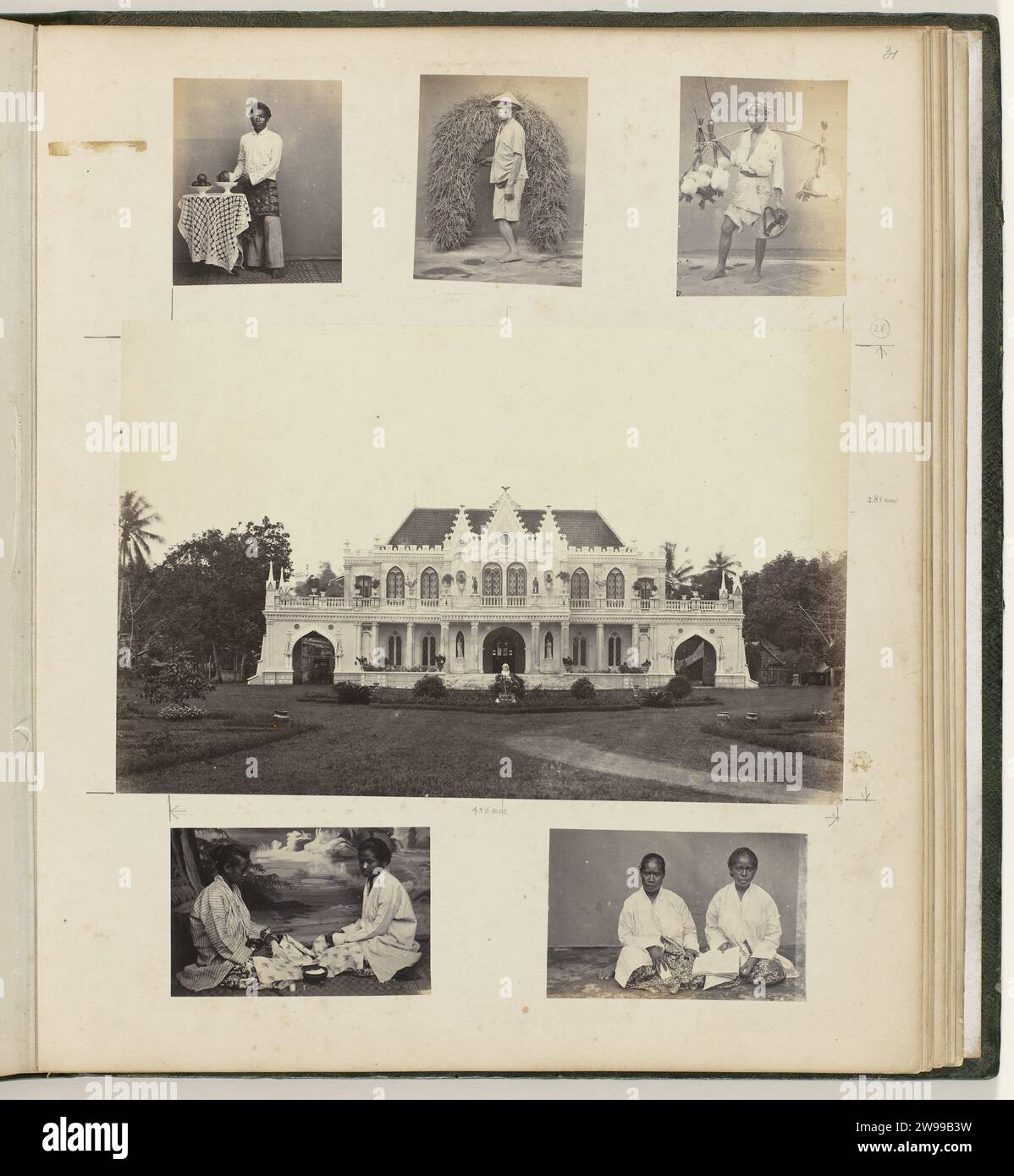 Villa van Raden Saleh et diverses professions, Woodbury & page, 1863 ...