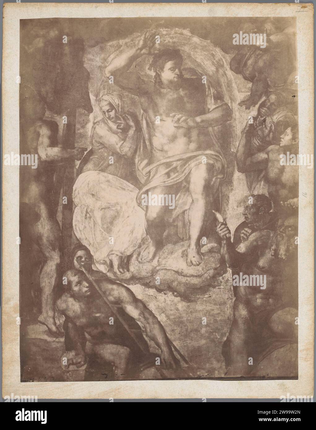 Production photographique d'une partie des fresques sur le mur de la ...