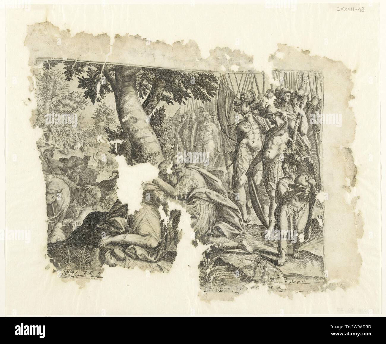 Réconciliation de jacob et esau Banque de photographies et d’images à ...